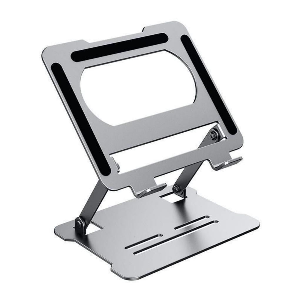 Double Shaft Foldable Tablets Stand Carbon Steel Cooling Laptops Risers ...