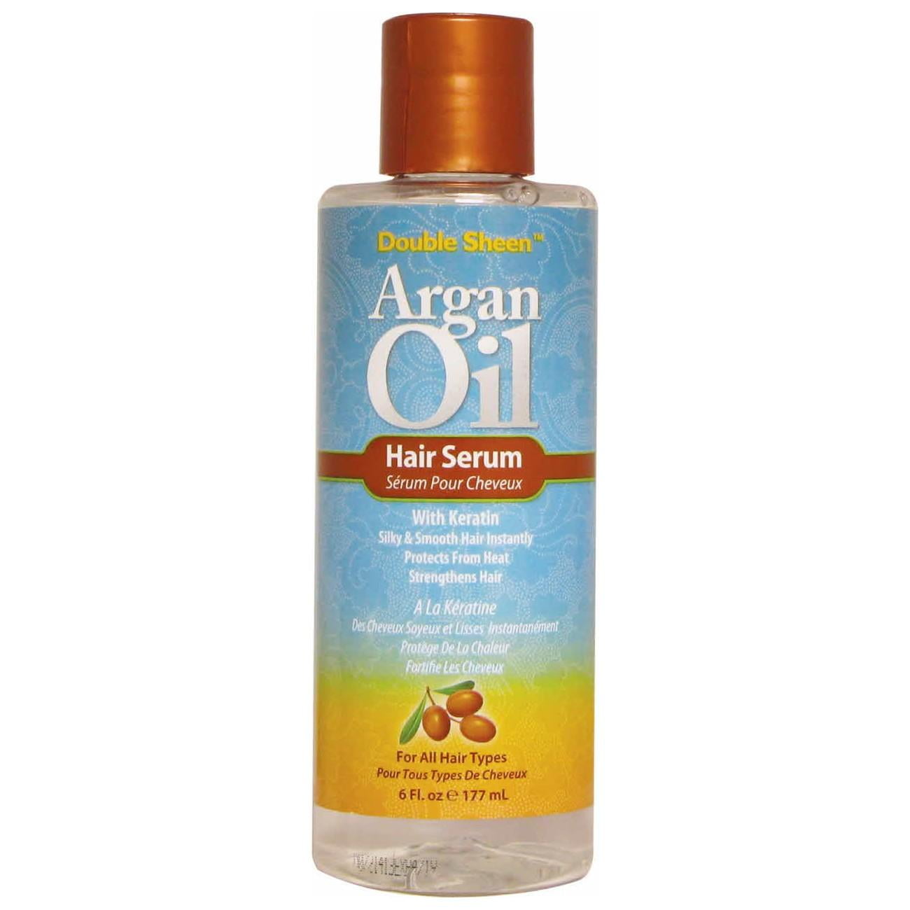 Double Sheen Argan Oil Hair Serum 6oz - Walmart.com