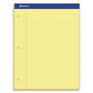 Ampad Double Sheets Pad, Law Rule, 8 1/2 x 11 3/4, Canary, 100 Sheets ...