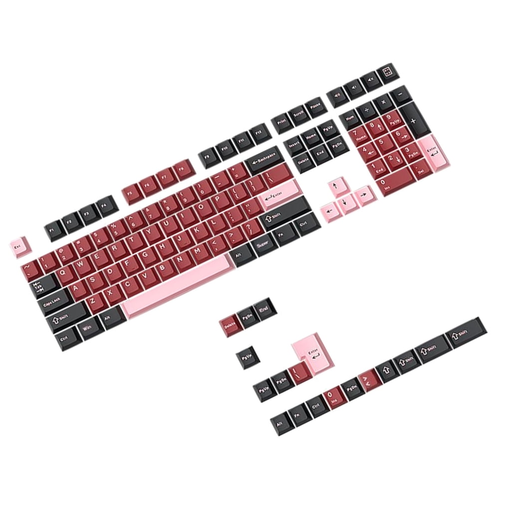 Double Shot Macaron Color PBT Keycap Set For Mechanical Keyboards ...