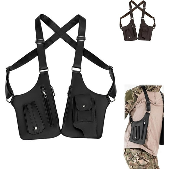 Double Shoulder Adjustable Underarm Shoulder Bag, 2026 New Men Anti ...