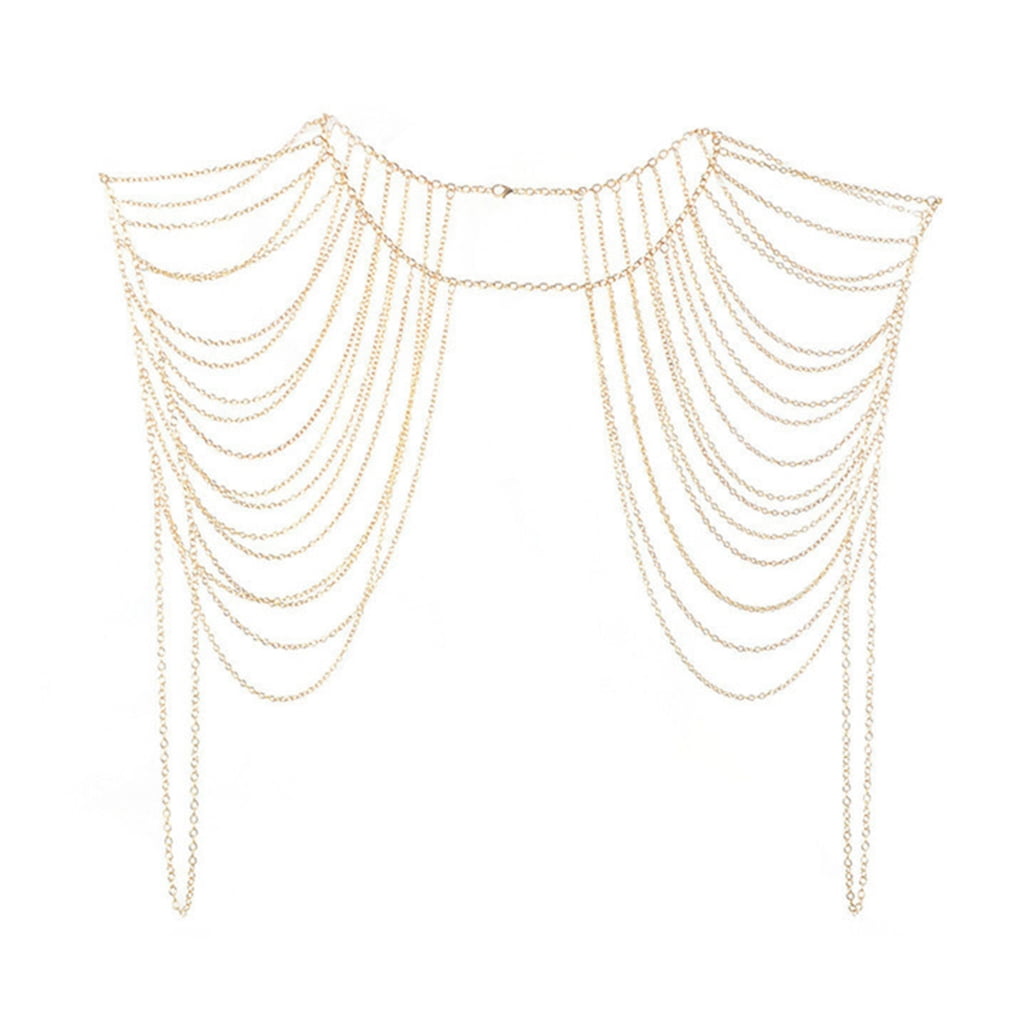 Double Shoulder Chain Body Chains Fashion Party Shoulder Accessories ...