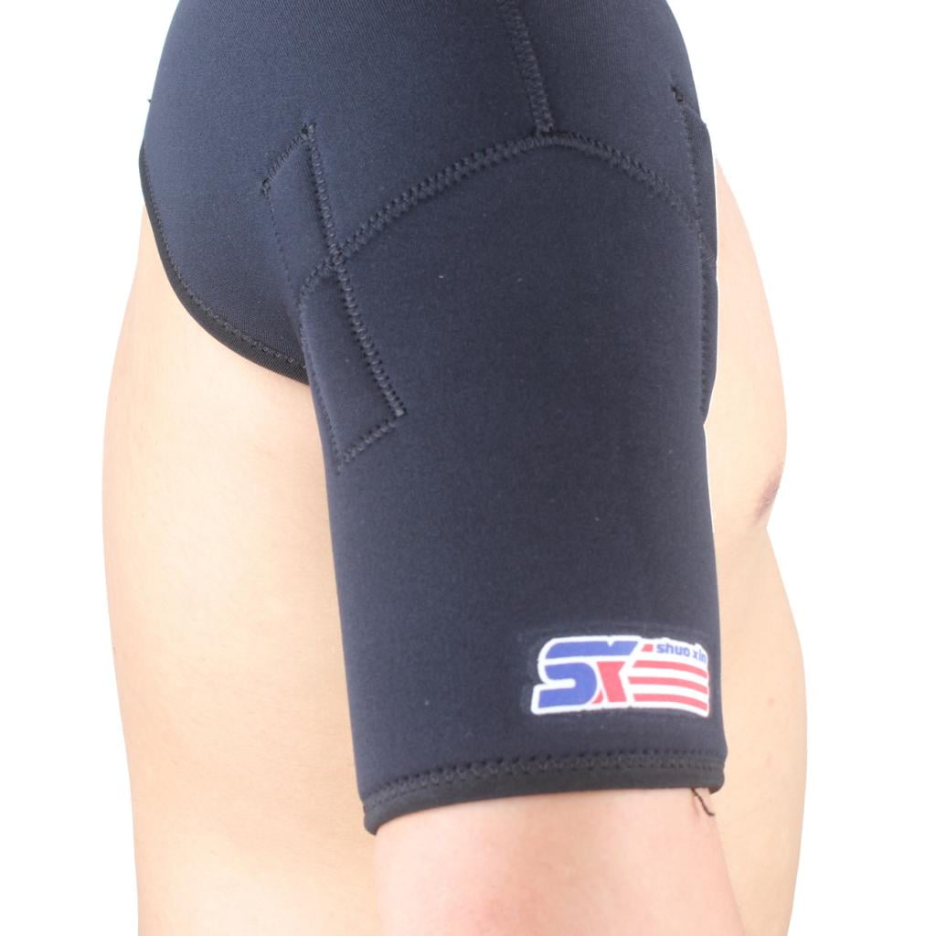 Double Shoulder Protector Shoulder Guards Black for Shoulder Pain ...