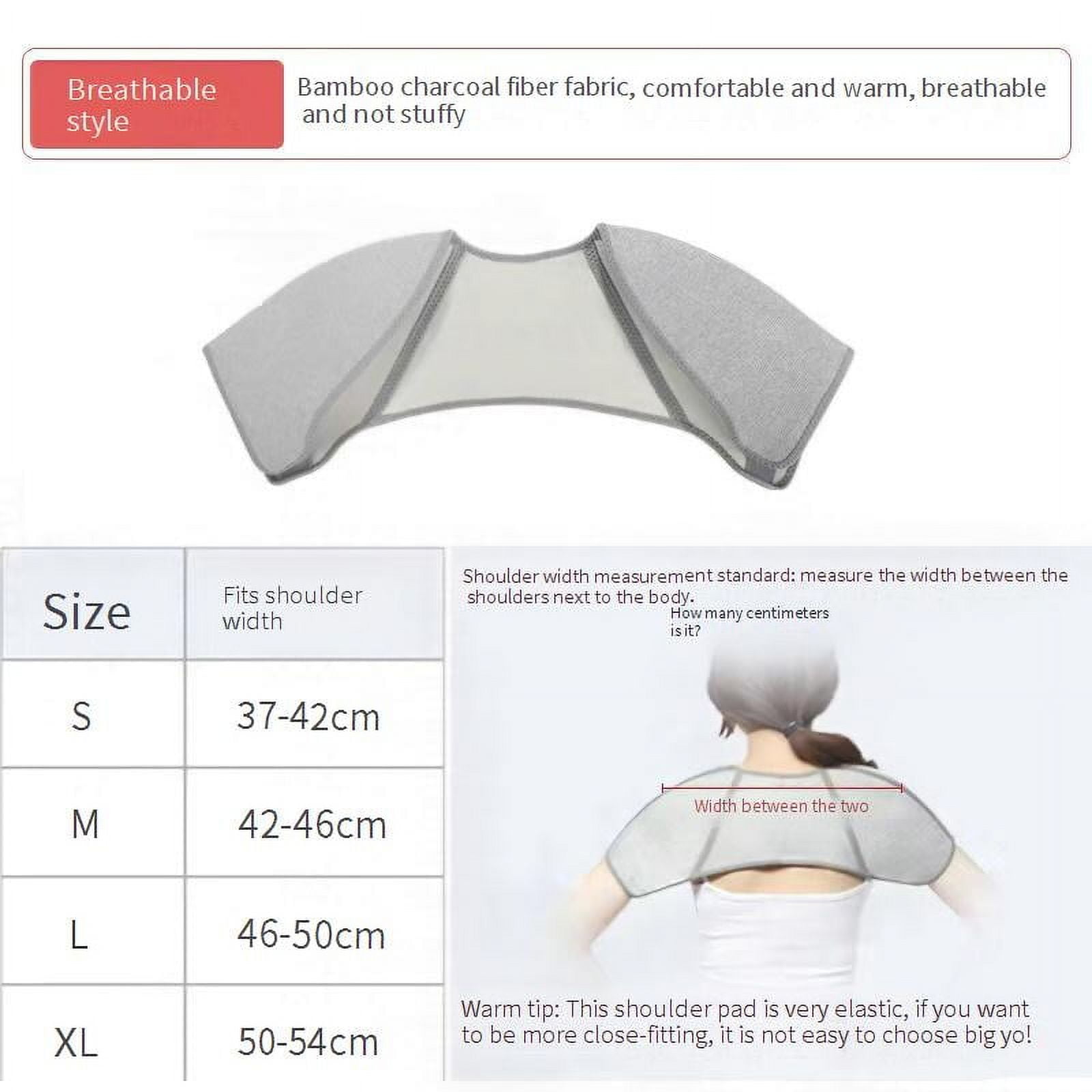 Double Shoulder Support Brace Wormwood Compression Shoulder Belt Strap ...