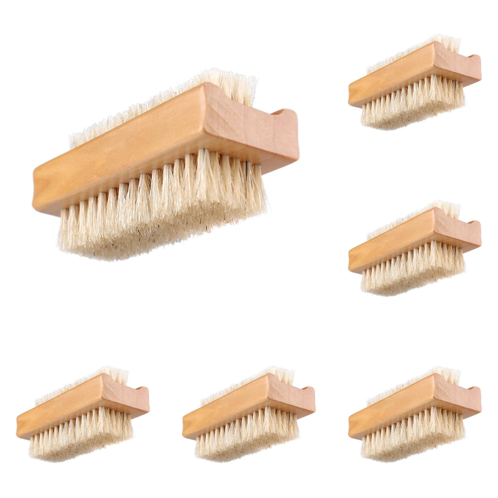 Double Side Cleaning Nail Brush Hand Washing Fingernail Wood Brushes ...