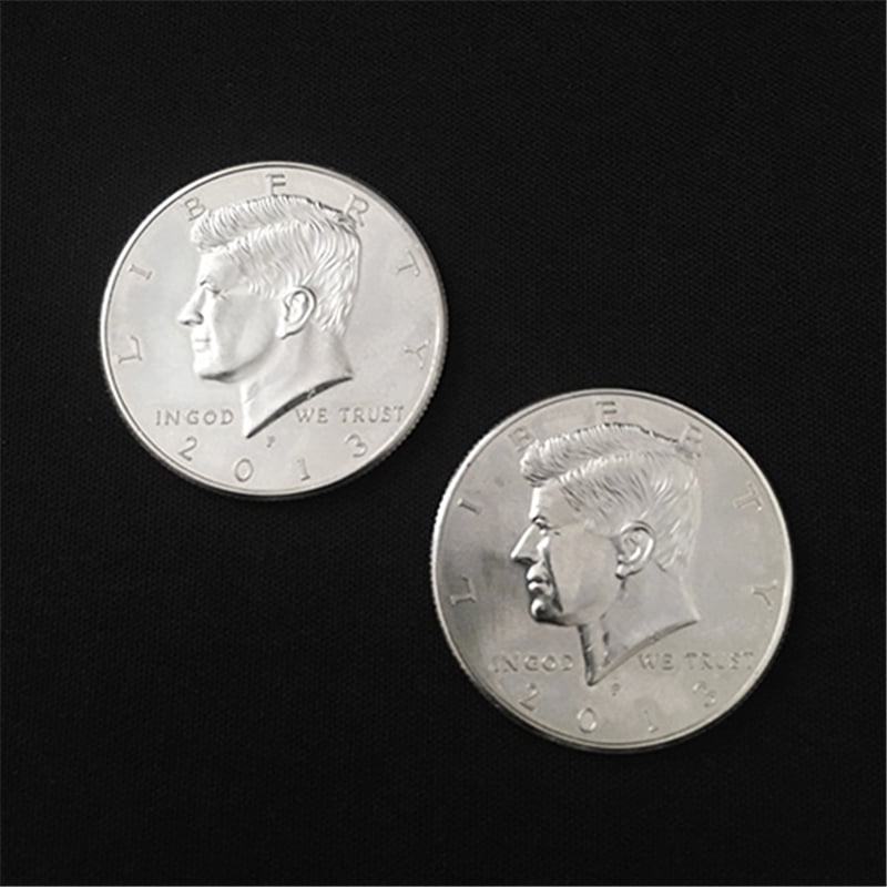 Double Side Coin (Both Side in Tails or Head,Made By Real Half Dollar ...