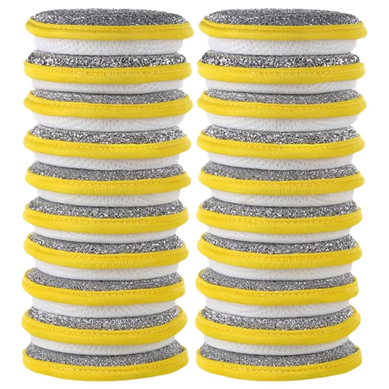 Double Side Dish Wash Sponges Dishwashing Sponge Dish Washing Brush Pan ...