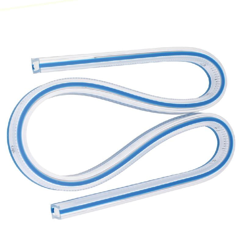 Double Side Measuring Ruler Inches Centimeters Scale Flexible Darwing ...