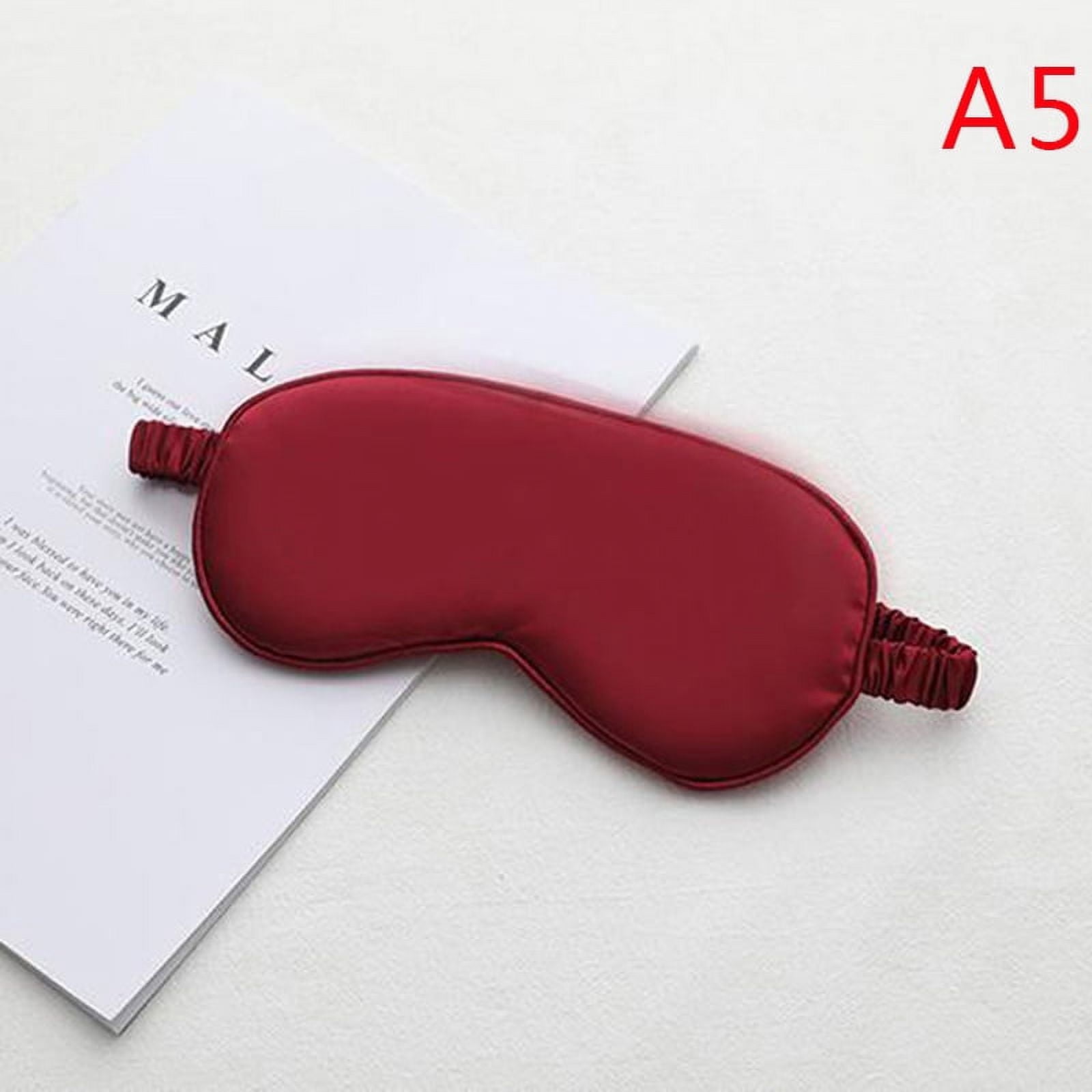Double-Side Pure Silk EyeShade Sleeping Eye Cover Eyepatch Health Sleep ...