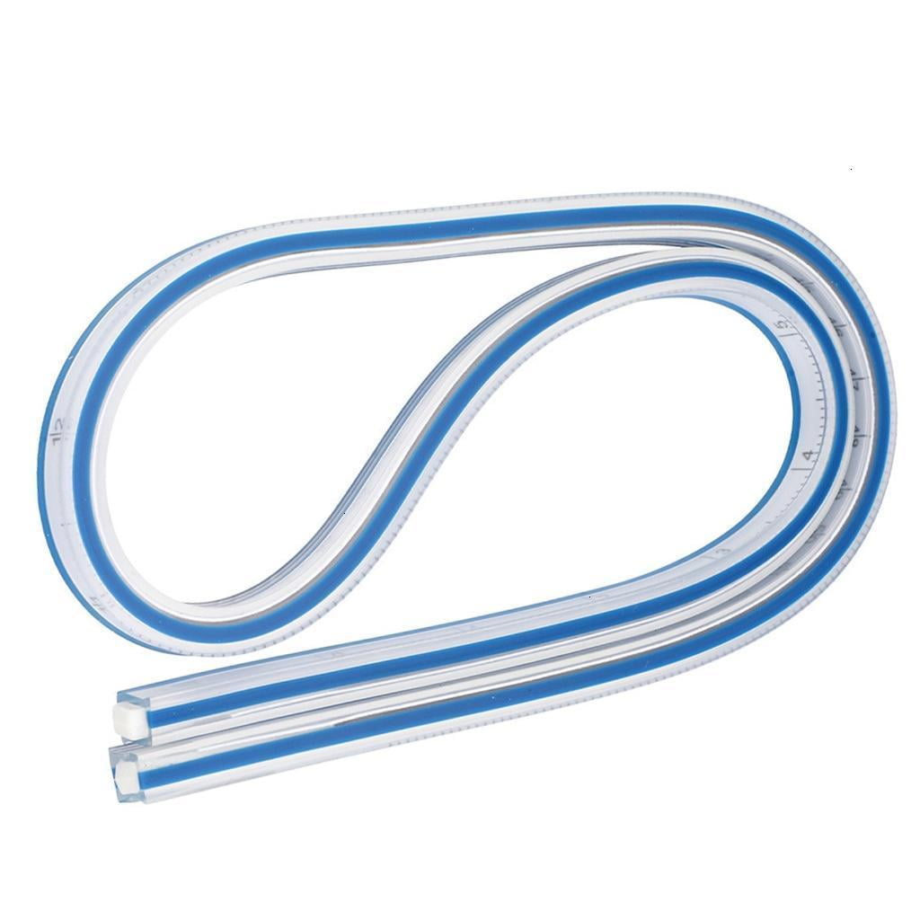 Double Side Ruler Flexible Bendable Drafting Ruler Measuring Ruler For ...