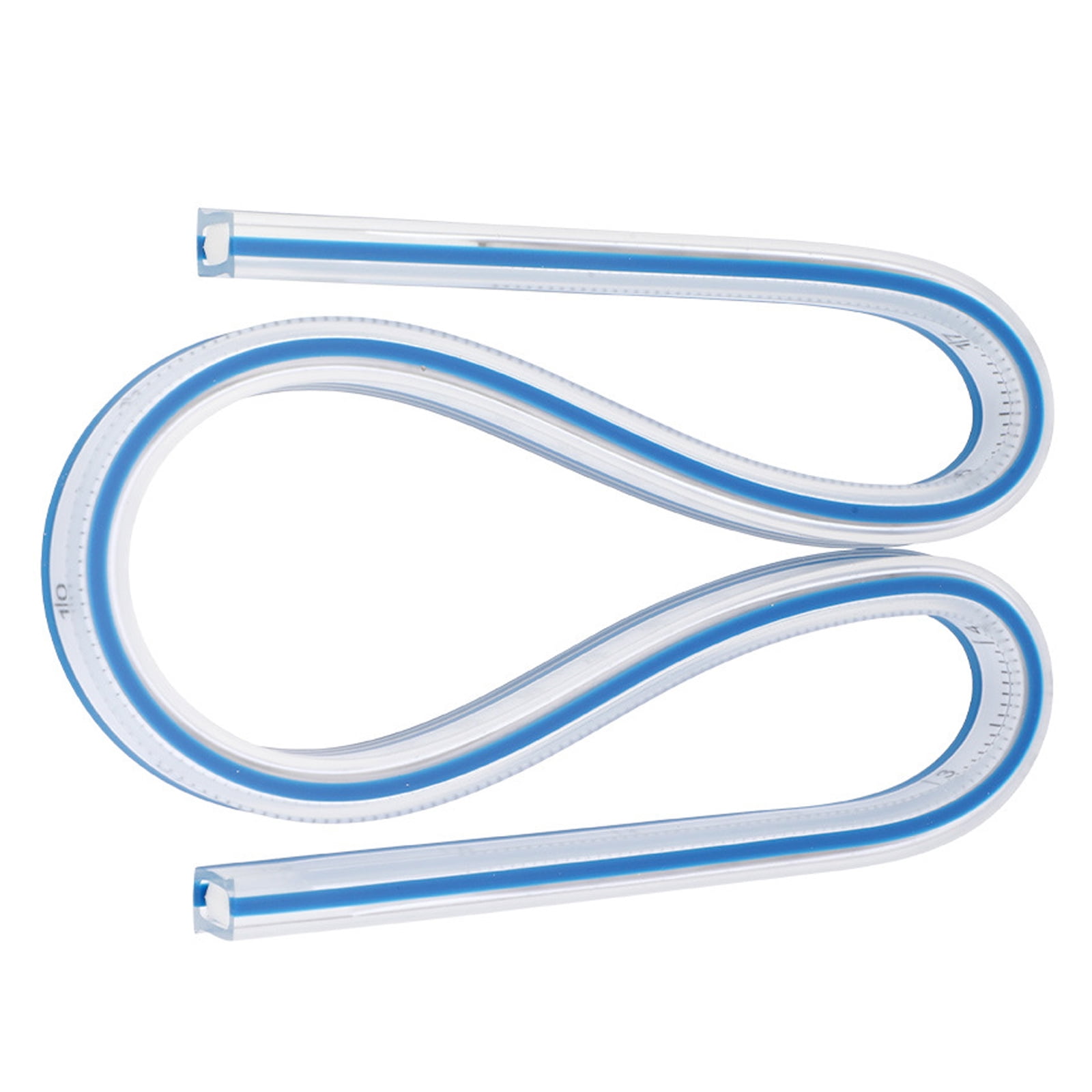 Double Side Scale Ruler Bendable Drawing Ruler Double Side Drafting ...