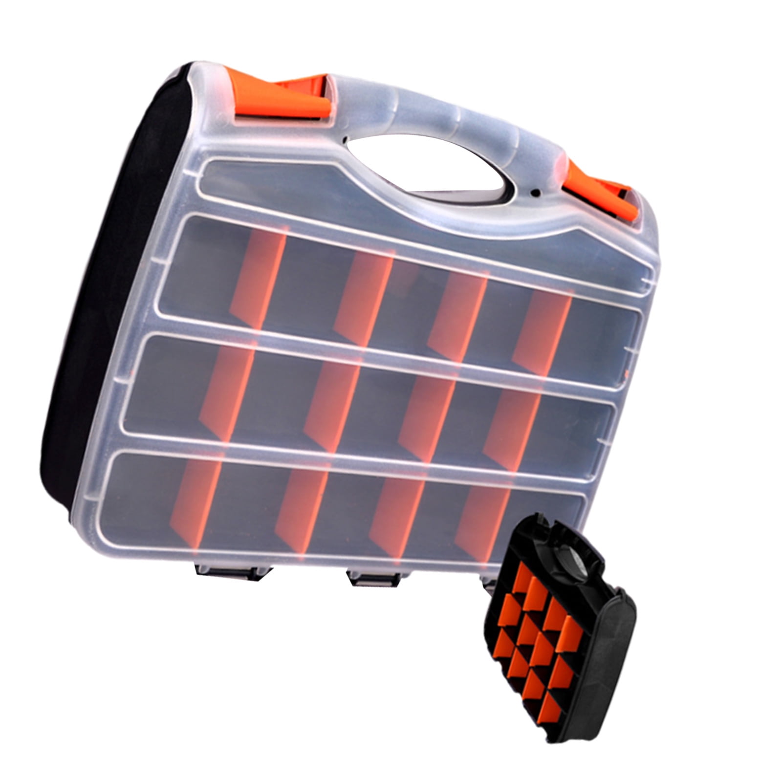 Double Side Screw Organizers Hardware Organizers Box with Compartment ...