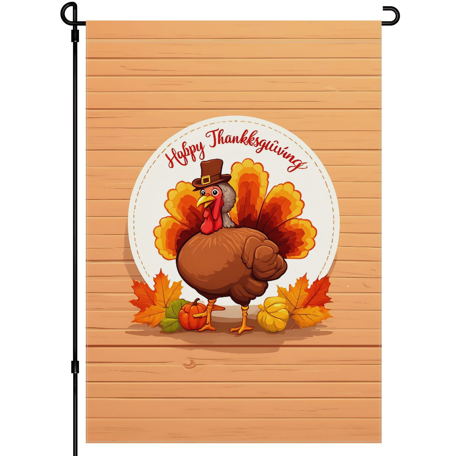 Double Side Thanksgiving Day Thanksgiving Day Flag - Deco for Farmhouse ...