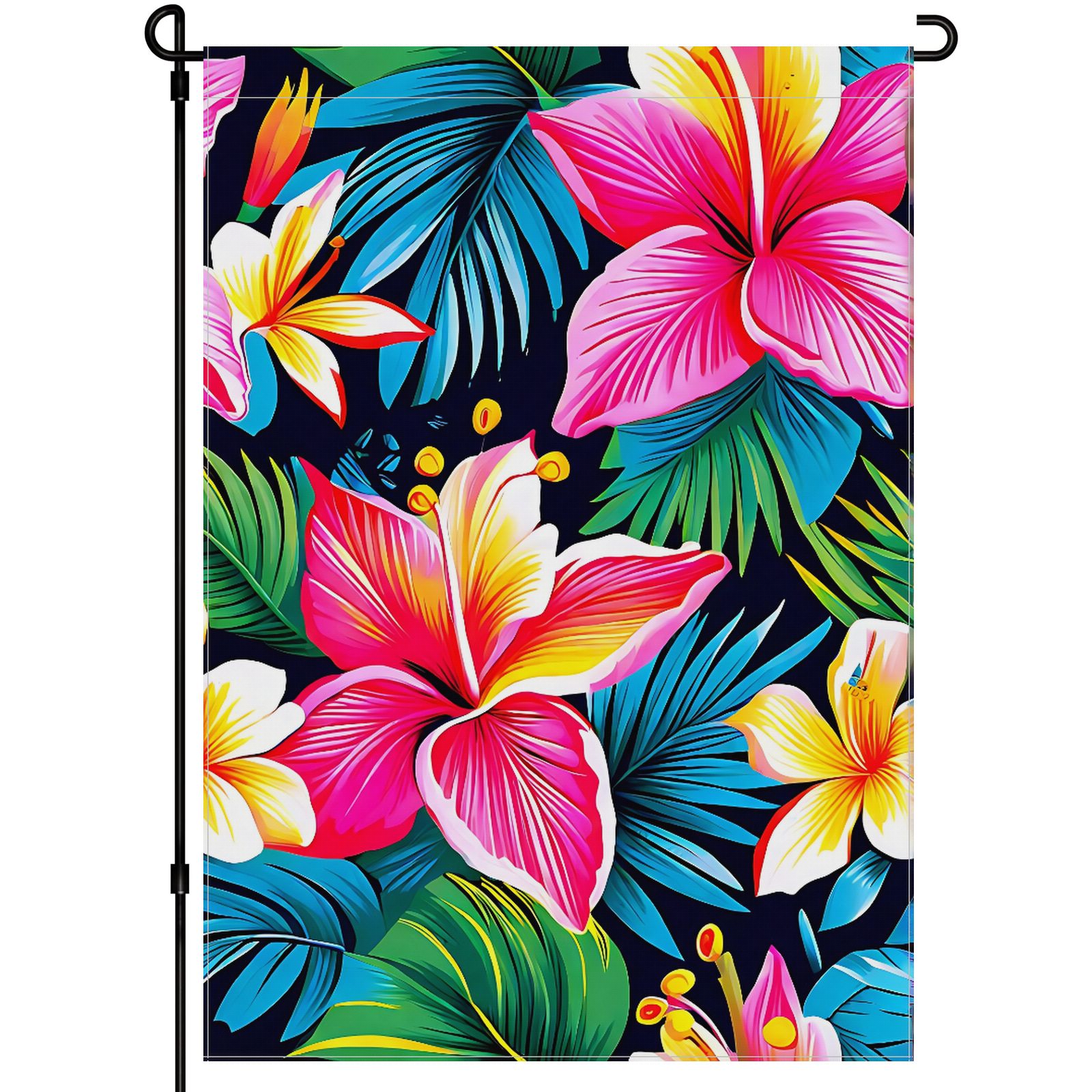 Double-Side Welcome Spring Outdoor Garden Flags for Outdoor Patio Porch ...