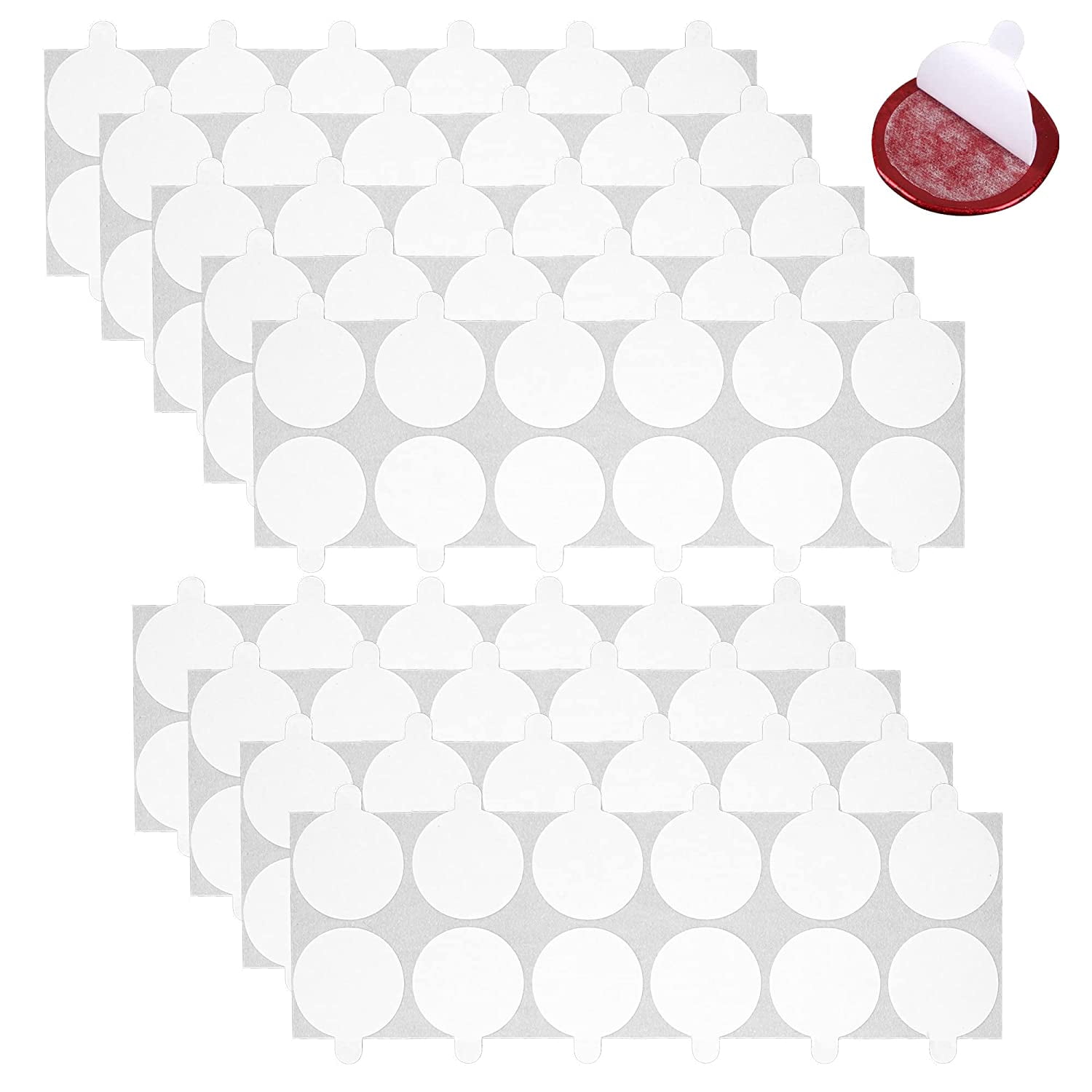 Double Sided Adhesive Dots for Wax Seal, 108 Pieces 1 Inch Wax Seal ...