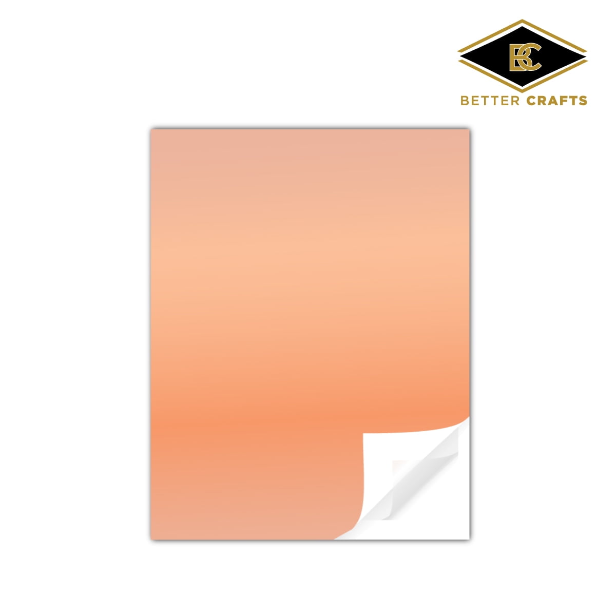 Better Crafts Double Sided Strong Sticky Paper Adhesive Sheets, 8.5" x ...