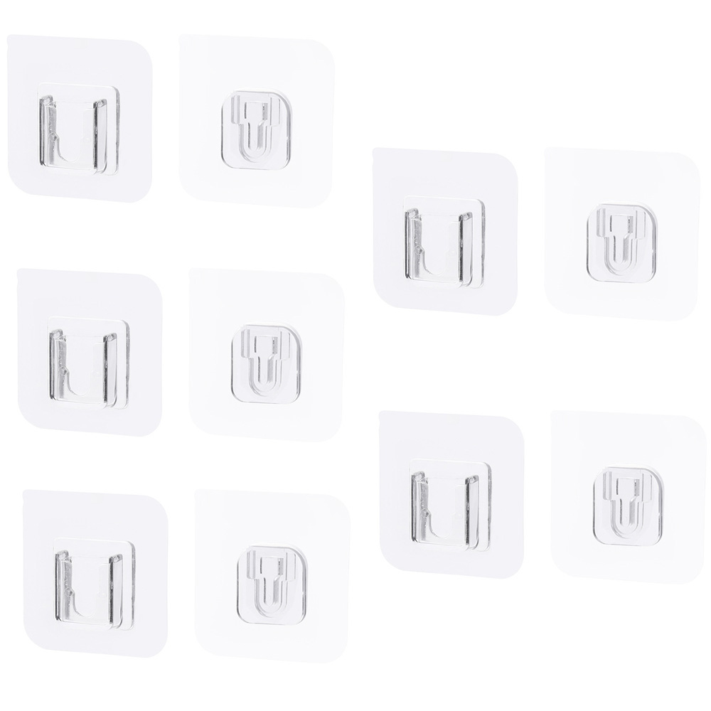 Double-Sided Adhesive Wall Hooks,Wall-Sticking Hooks,Heavy-Duty Self ...