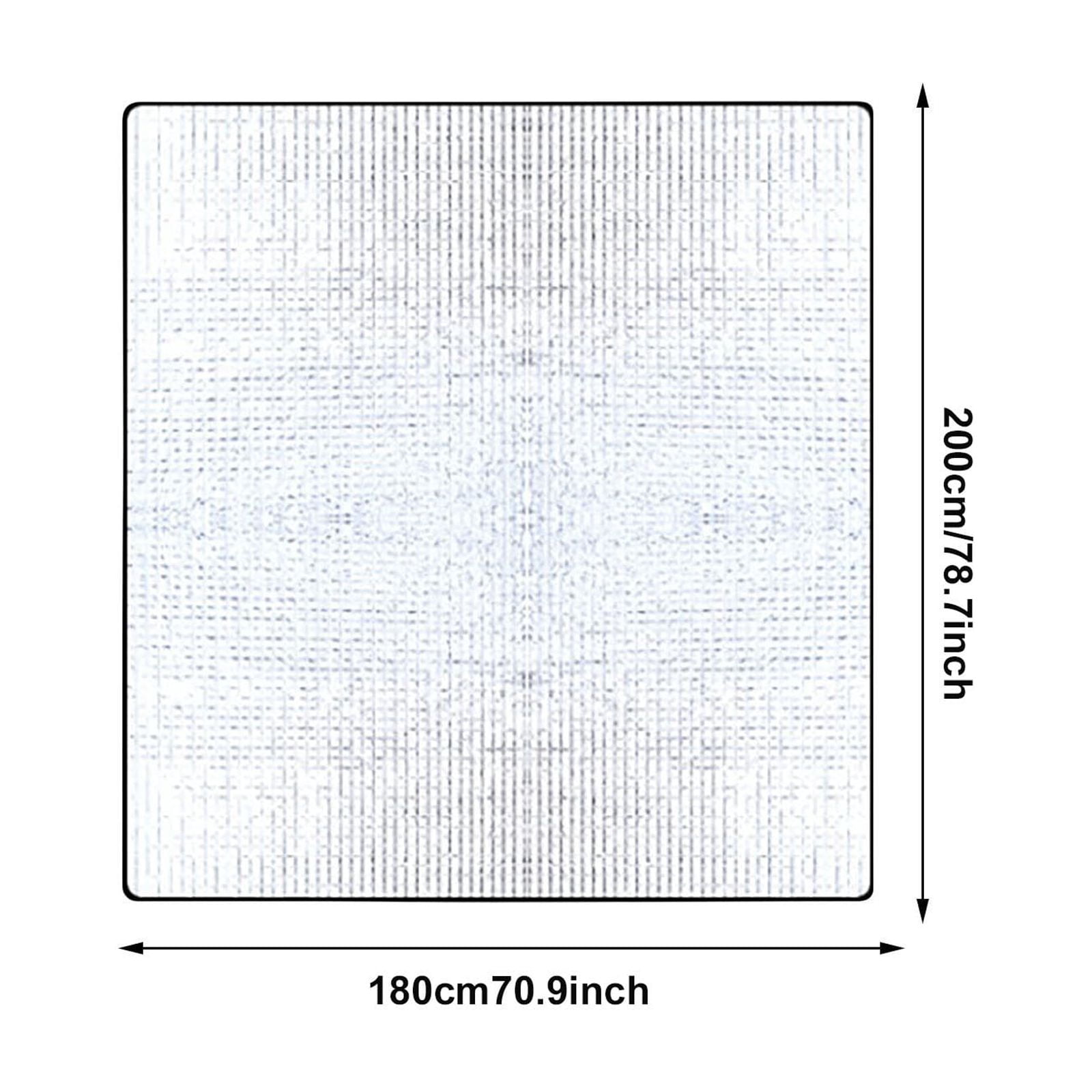 Double Sided Aluminum Foil Sleeping Mat, Ultralight Insulated Camping ...