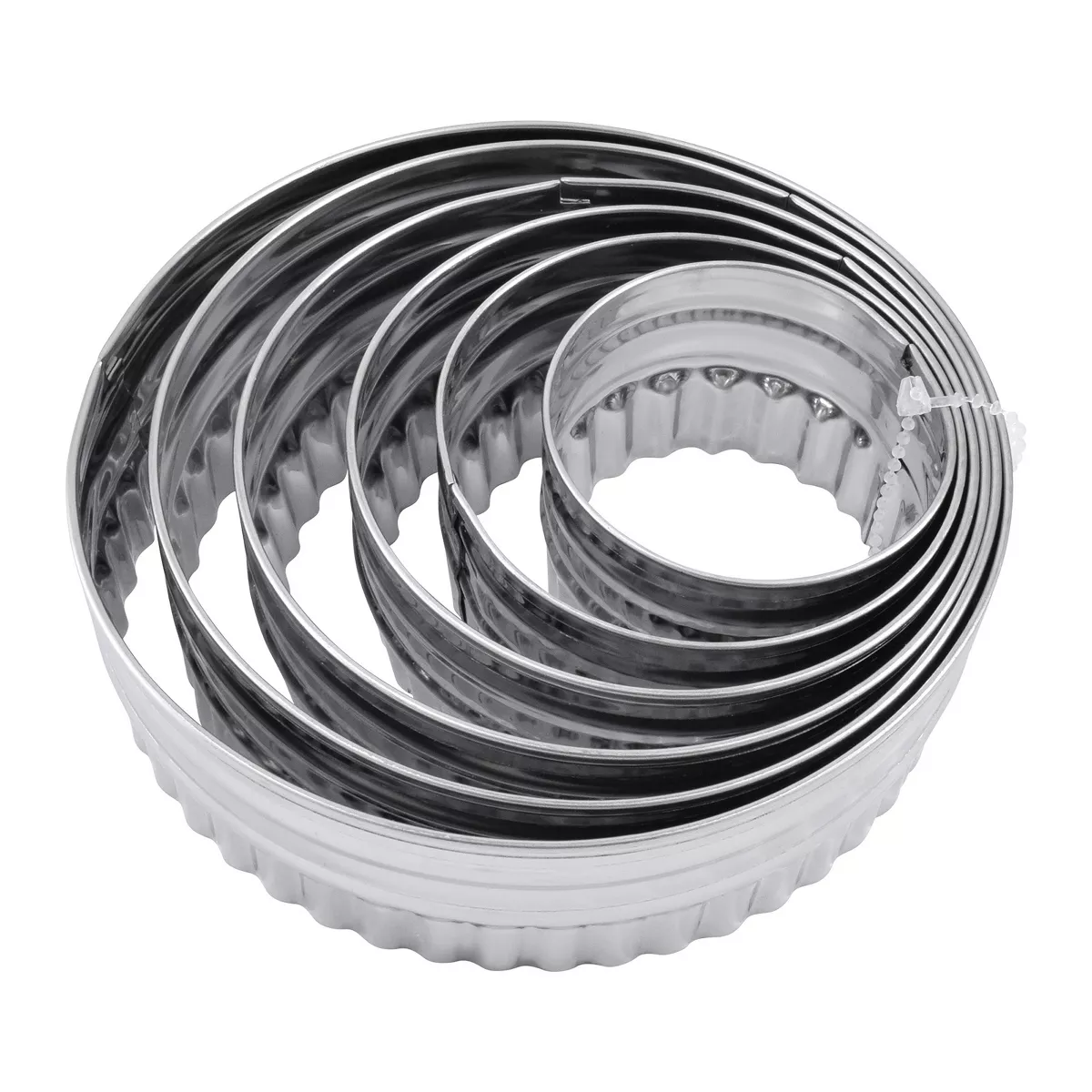 Double Sided Biscuit Cutter, Fluted & Round, Stainless - Walmart.com