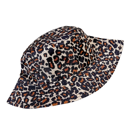 Double Sided Bucket Hat with Print Sun Blocking Hat For Women Foldable ...