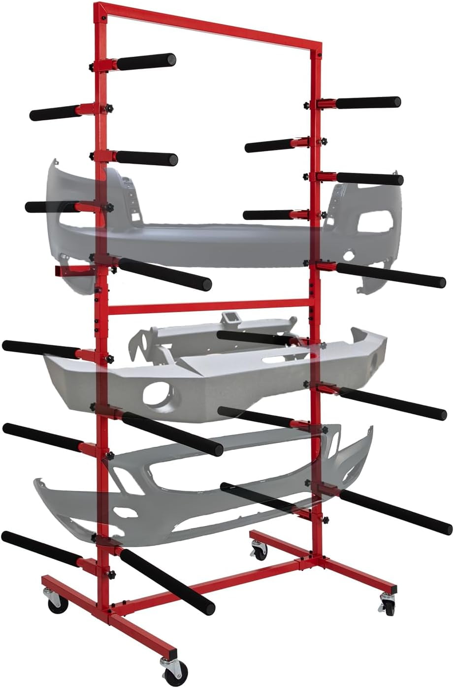 Double Sided Bumper Storage Rack, Heavy Duty Utility Bumper Storage ...