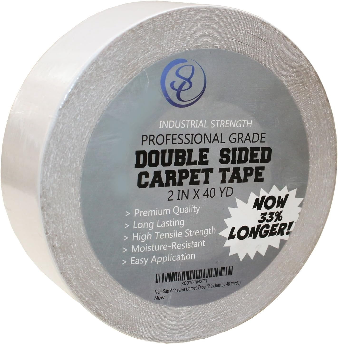 Double Sided Carpet Tape, 2 Inch by 40 Yard, 120 ! 2X ! 5 Stars ...