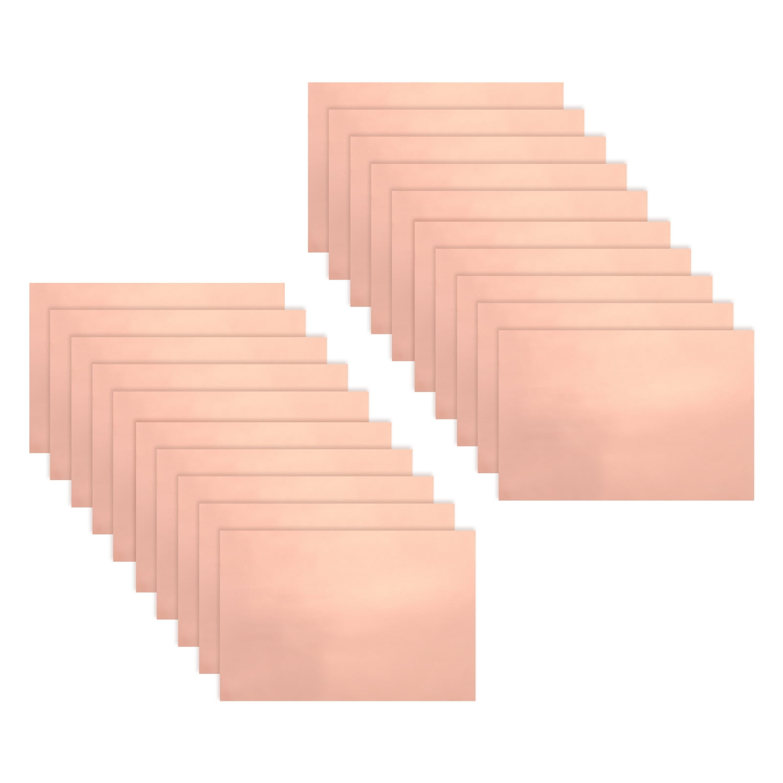 Double-Sided Conductive Copper Foil Sheets 300 x 200 x 0.05mm for ...