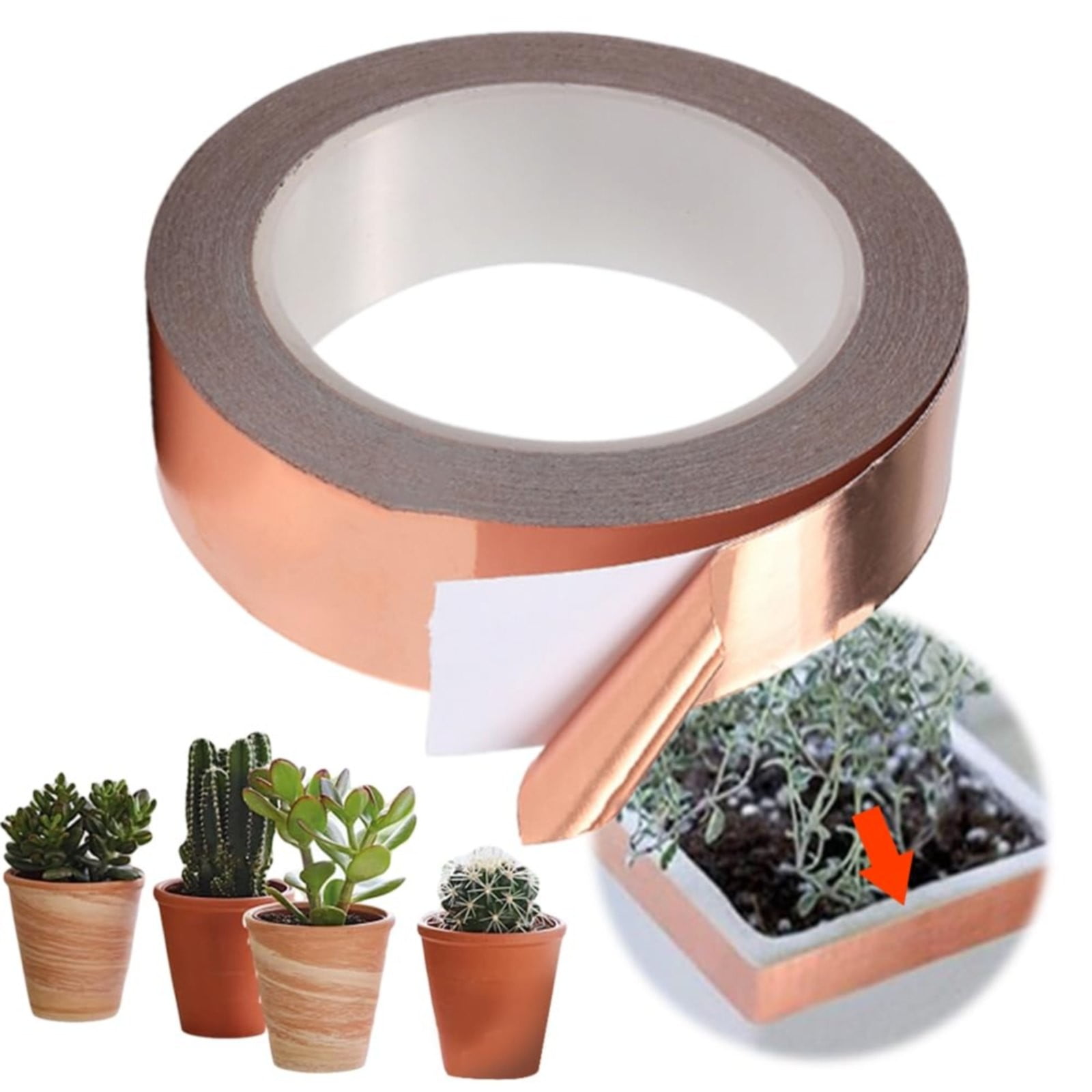 Double-Sided Conductive Copper Foil Tape - 30mm x 20m EMI Shielding ...