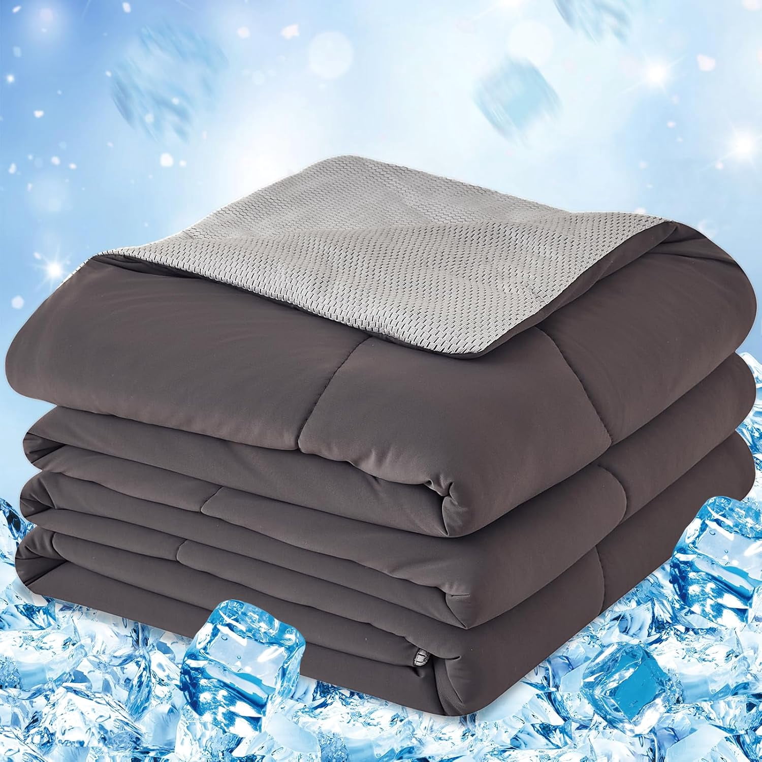 Double Sided Cooling Comforter Oversized King Size, Summer Cooling ...