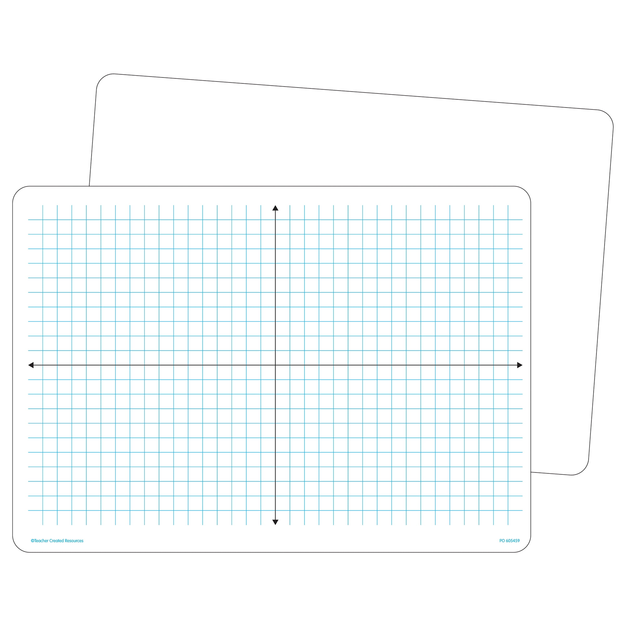 Teacher Created Resources Double-Sided Coordinate Plane Dry Erase ...
