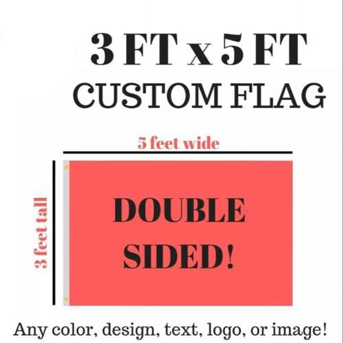 Double Sided Custom Flag 3x5FT Personalized Outdoor Flags Banners ...