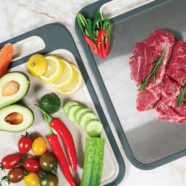 Double-Sided Cutting Board, Stainless Steel , Non-, Easy to Clean ...