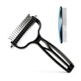 Double Sided Dematting Comb for Cats & Dogs, Undercoat Rake, Safe ...