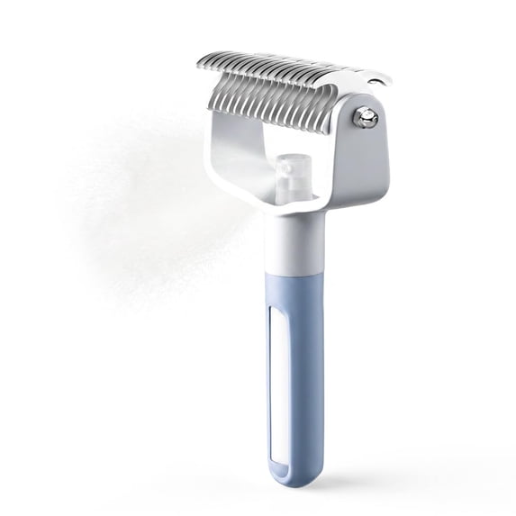 Double Sided Dematting Comb for Cats & Dogs, Undercoat Rake, Safe ...