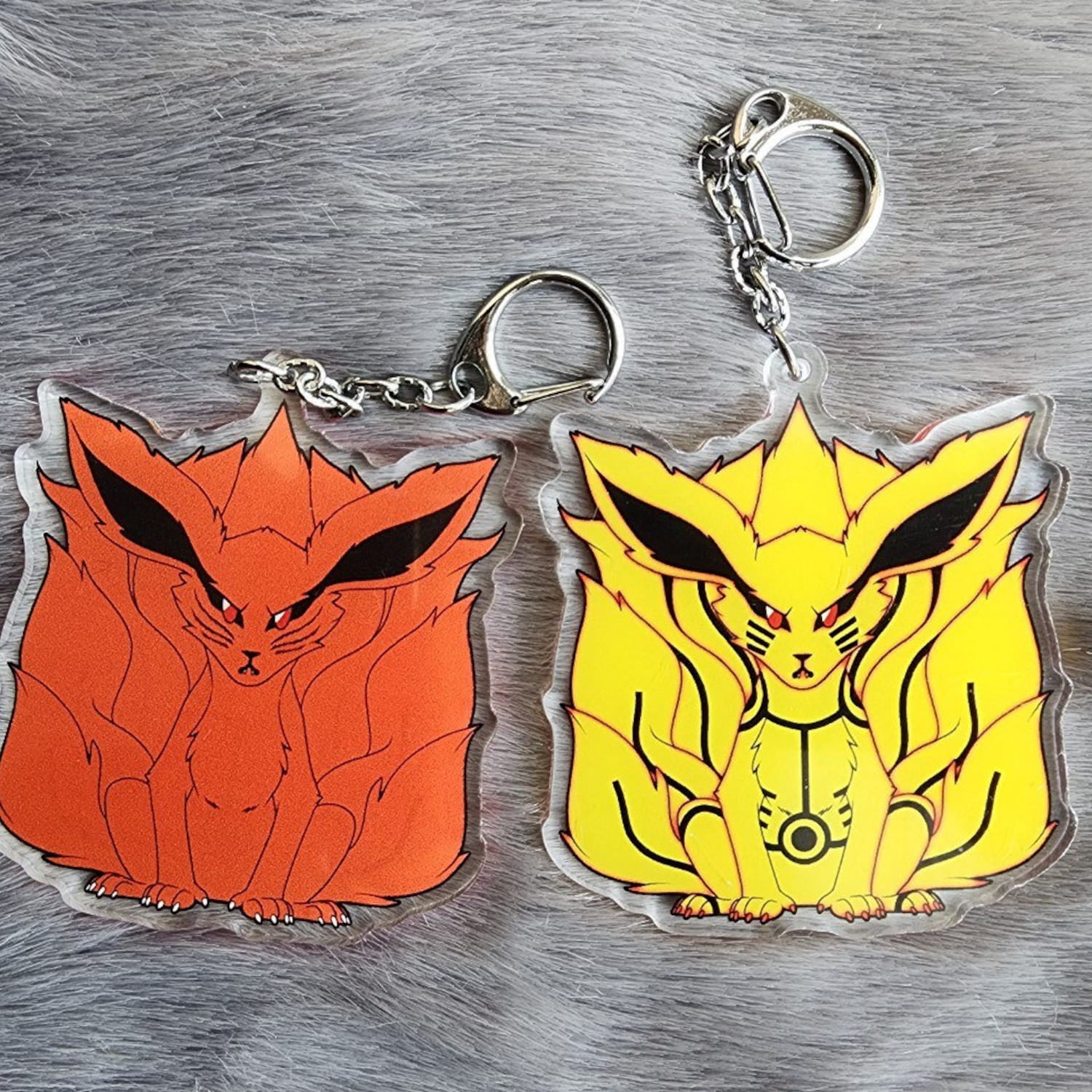 Double Sided Demon Fox Acrylic Charm (1 keychain) - Walmart.com
