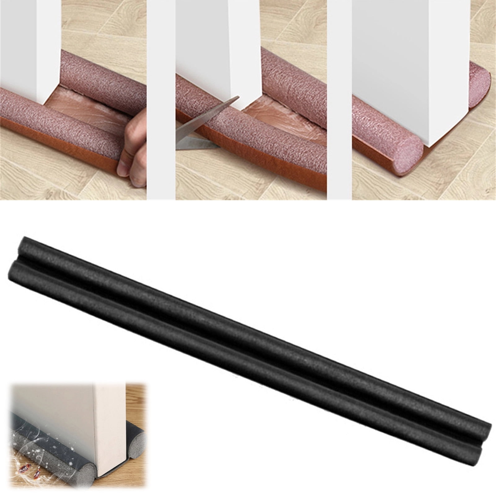 Double Sided Under Door Seal Insulation Foam Draft Excluder,Bottom Door ...