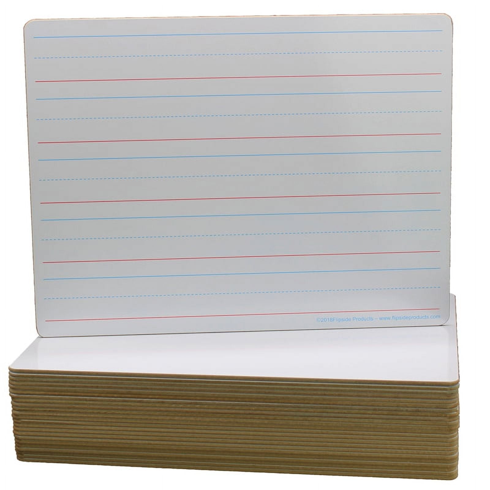 Double-Sided Dry Erase Whiteboard, 9"W x 12"L, Pack of 24 | Bundle of ...