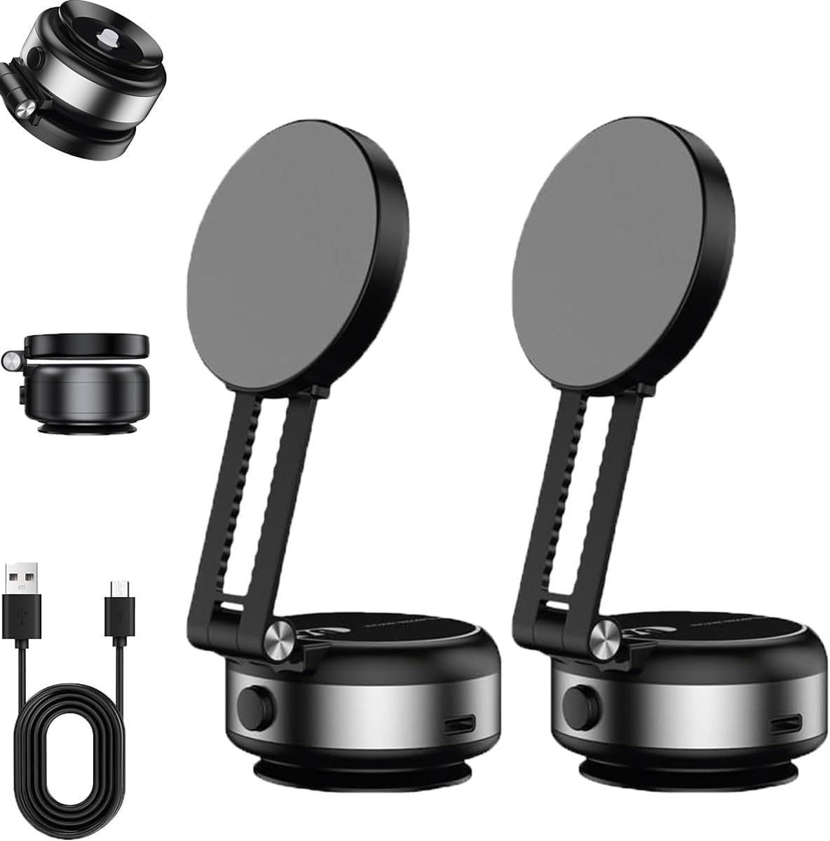 Double-Sided Electric Vacuum and Magnetic Adsorption Adjustable Phone ...