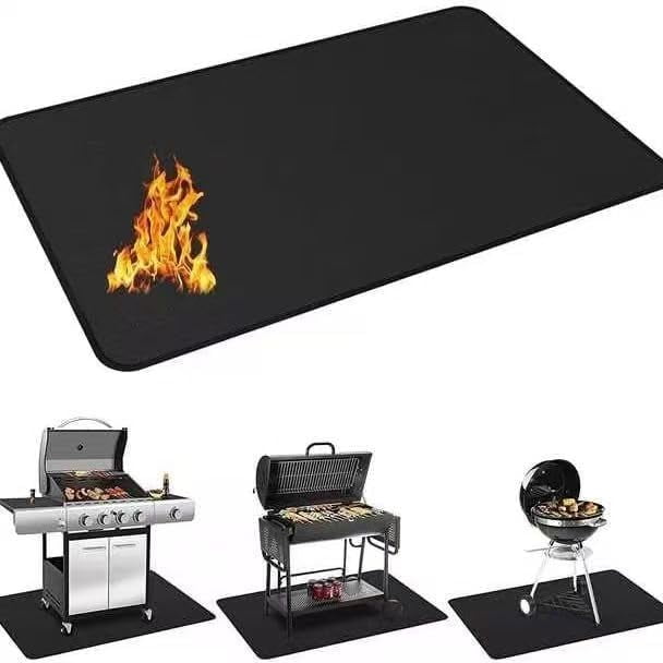 Double-Sided Fire Pit Mat;Outdoor Barbecue Fire Pit Mat Picnic Camping ...