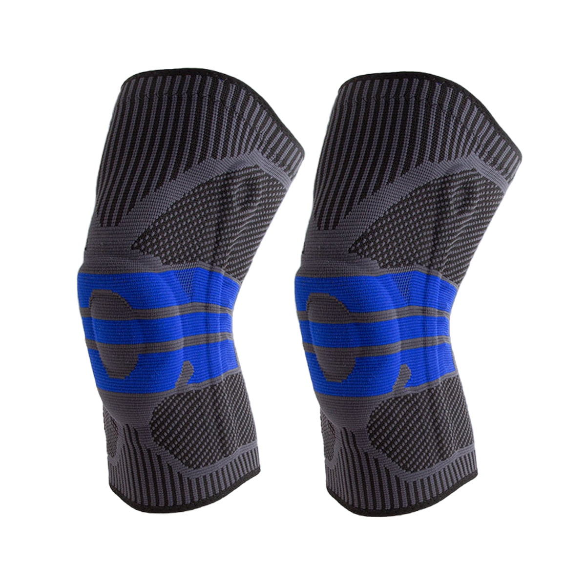 Double-Sided Fish Scale Spring Straps 2 packs of knee pads and side ...