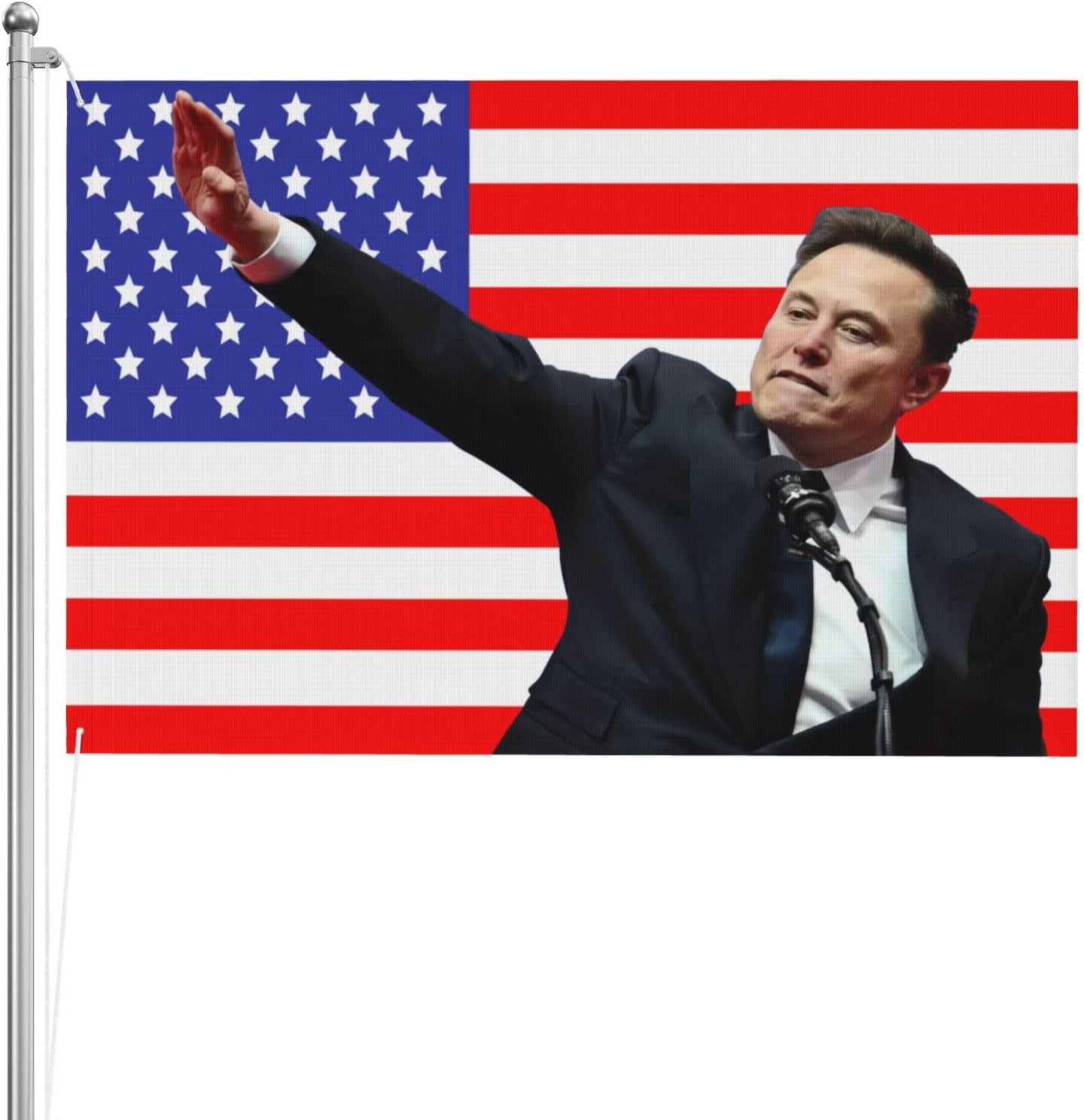 Double Sided Flag Elon M-usk Flags 4x6 Ft 3 Ply Polyester for Home ...