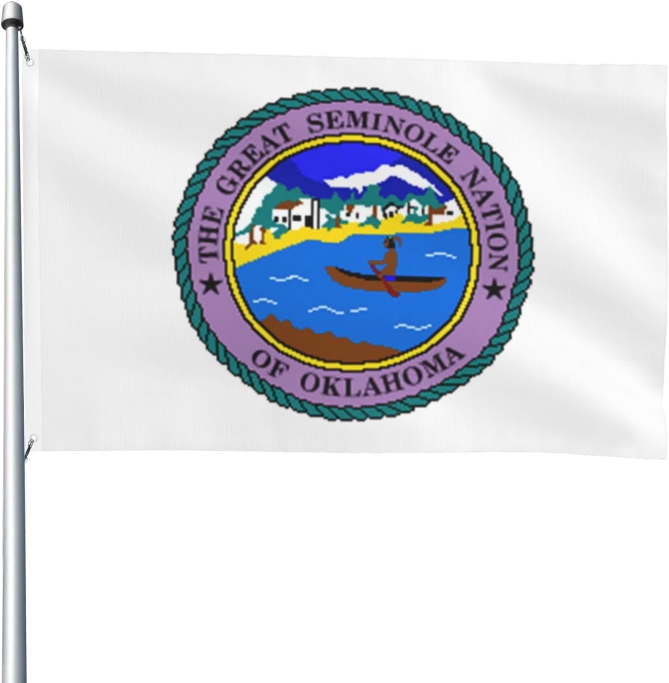 Double Sided Flag Of The Seminole Nation Of Oklahoma Flag 4x6 FT ...