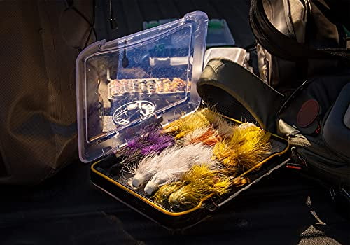 Double Sided Fly Fishing Box - Ice Fishing Box - Extra-Large Watertight ...