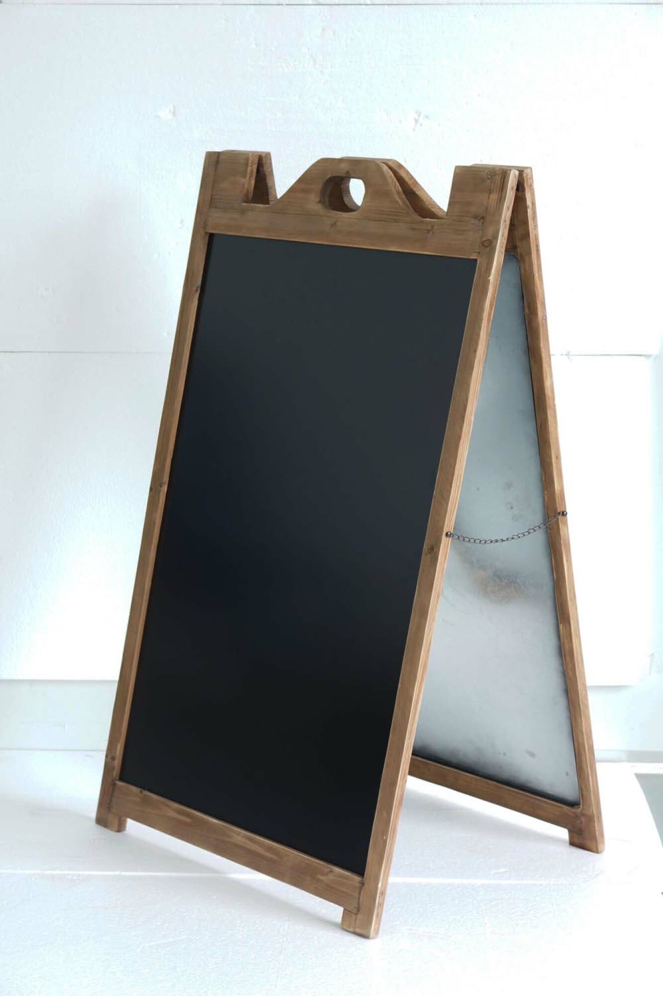 Double Sided Foldable A-Frame Chalkboard Sidewalk Sign - Walmart.com