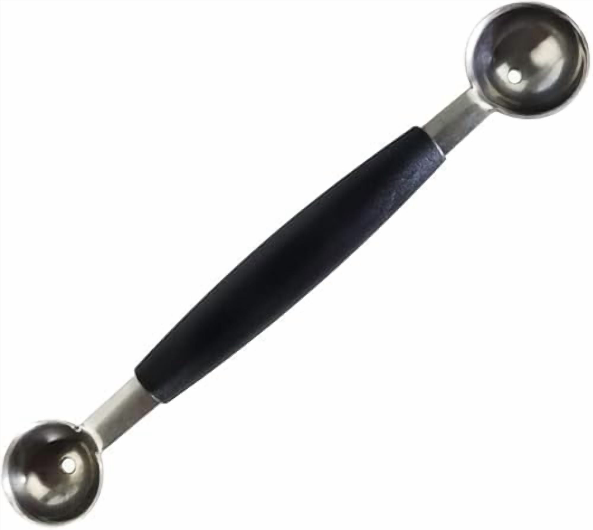 Double-Sided Fruit Melon Baller Spoon, 2 in 1 Stainless Steel Scoop ...