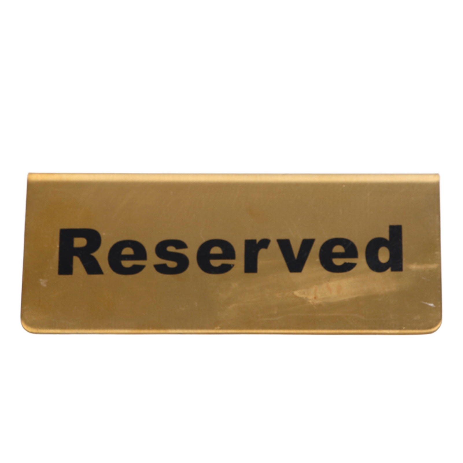 Double-Sided Gold Stainless Steel Table Tent Sign For Wedding Party ...