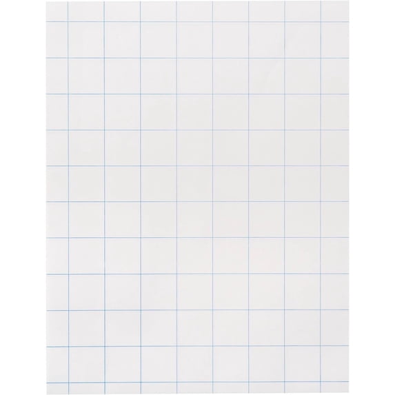 Double Sided Graph Paper with in Ruler - 8 1/2 in x 11in - Ream of 500 ...