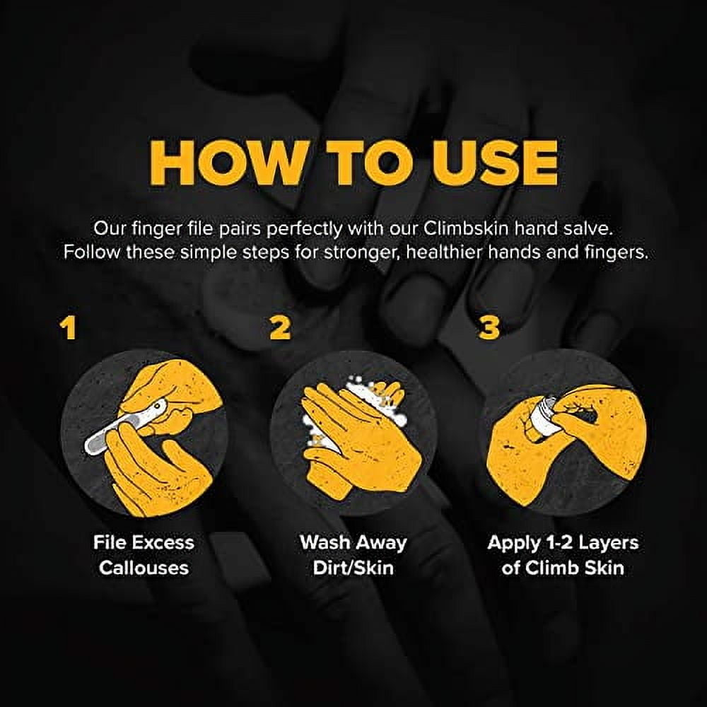 Double Sided Hand & Finger File - Pocket Sized for Travel - for ...