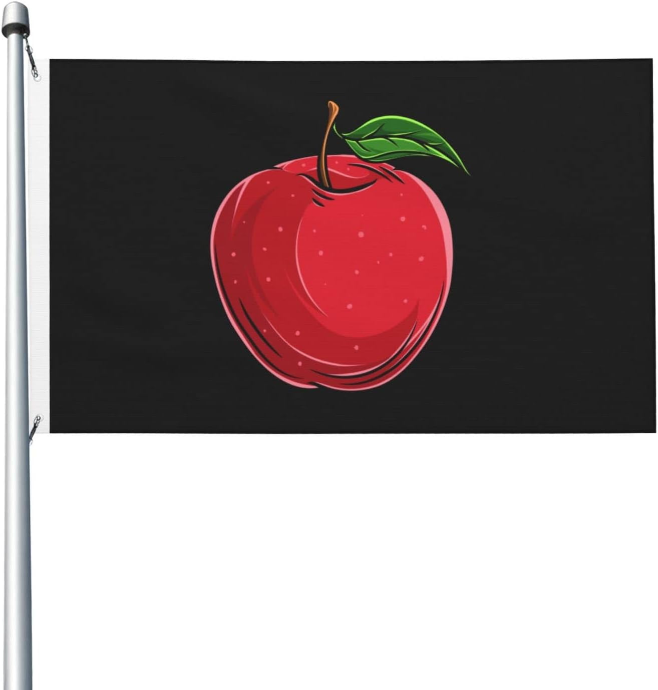 Double-Sided Hand Painted Fresh Apples Flag, 3Ply Polyester, Heavy Duty ...