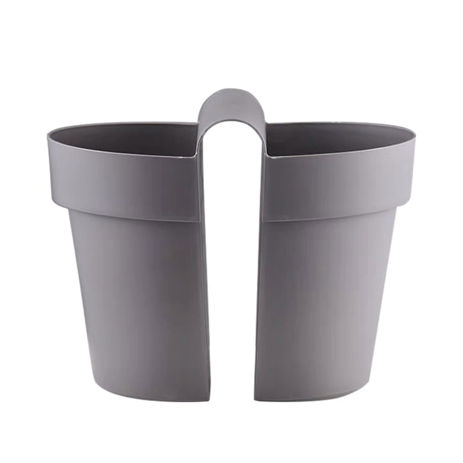 Double-Sided Hanging Rail Planter Deck Flower Pot Plant Window Box ...